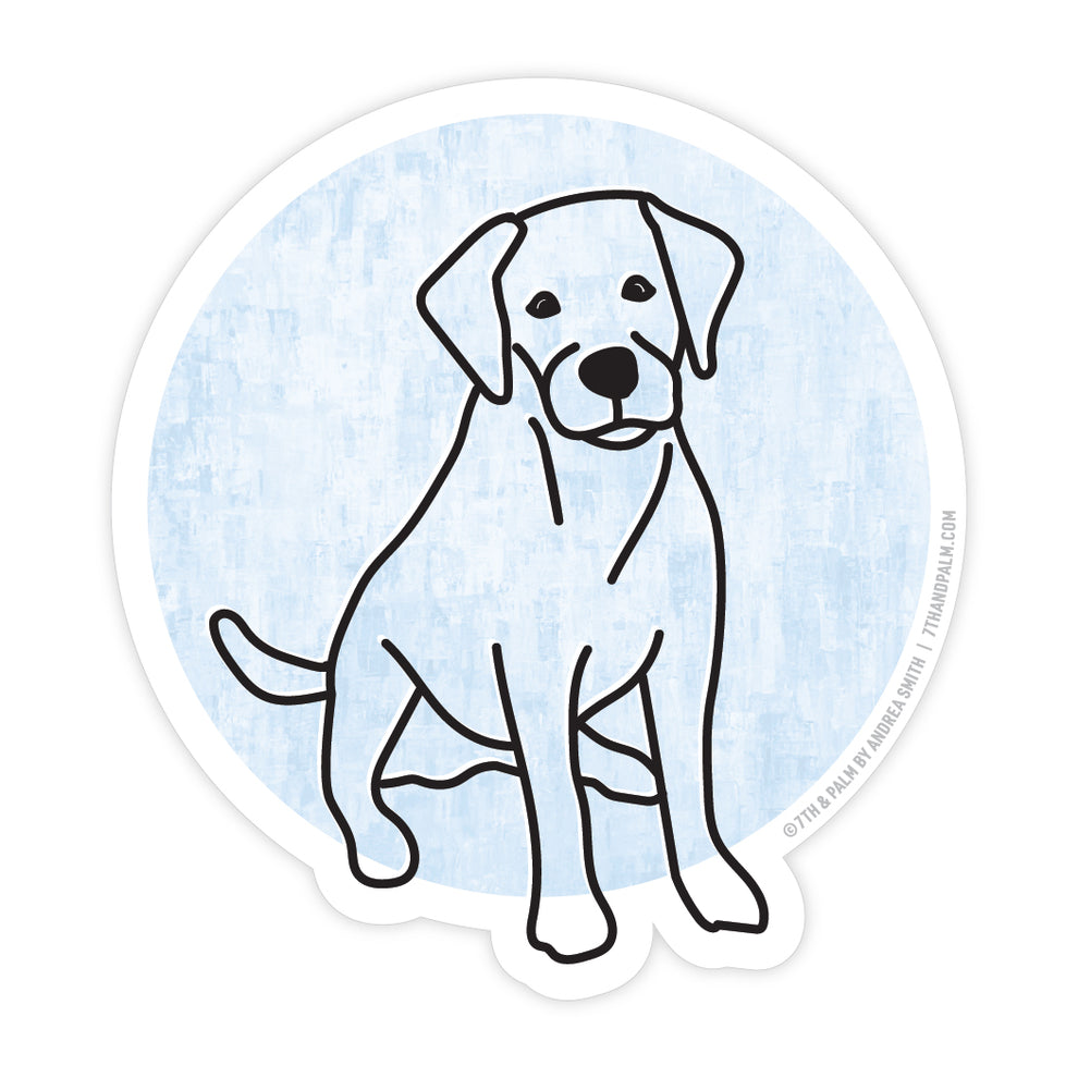 Labrador Vinyl Sticker | 7th & Palm by Andrea Smith