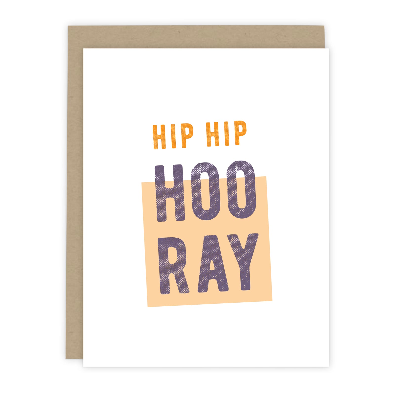 Hip Hip Hooray Note Card - Greeting Cards & Stationery by 7th & Palm
