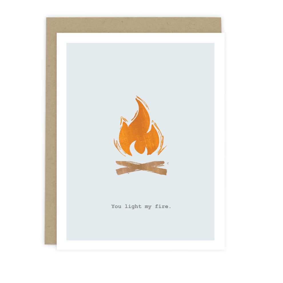 You Light My Fire Note Card - Greeting Cards by 7th & Palm