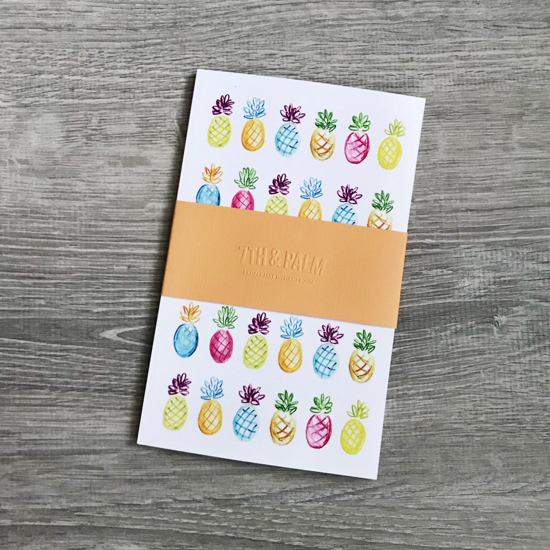 Pineapple Journal - Artisanal Notebooks & Journals by 7th & Palm